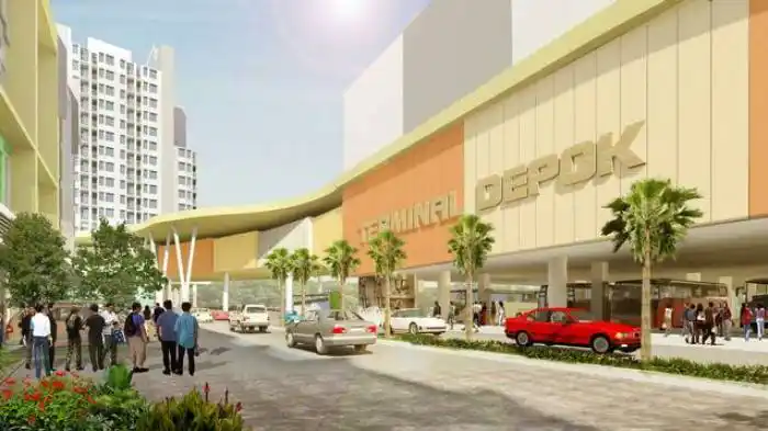 Terminal Depok: Rute Angkot, Bus AKAP, Integrasi Stasiun KRL