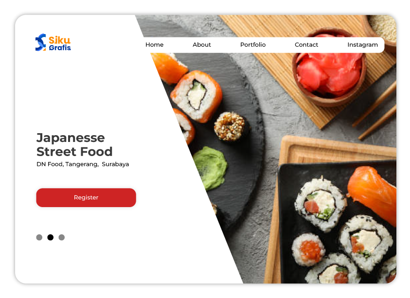 Desain Kemasan Tepung Takoyaki DN FOOD, Portofolio