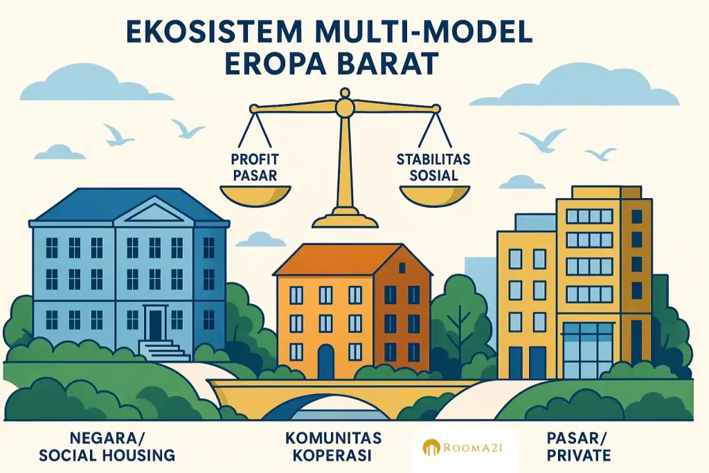 Kepemilikan Rumah Eropa: Social Housing & Stabilitas Sosial